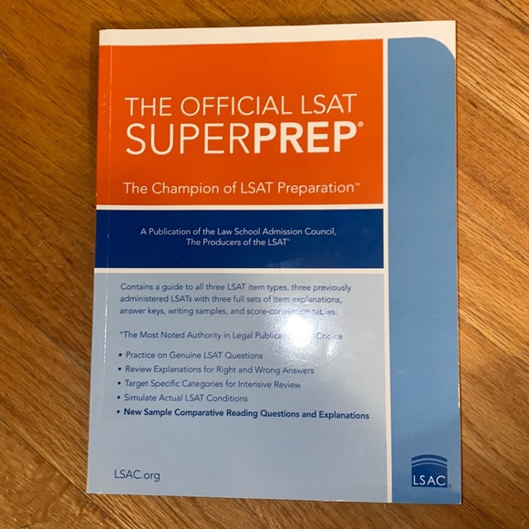 Other | Lsac The Official Lsat Superprep Book | Poshmark